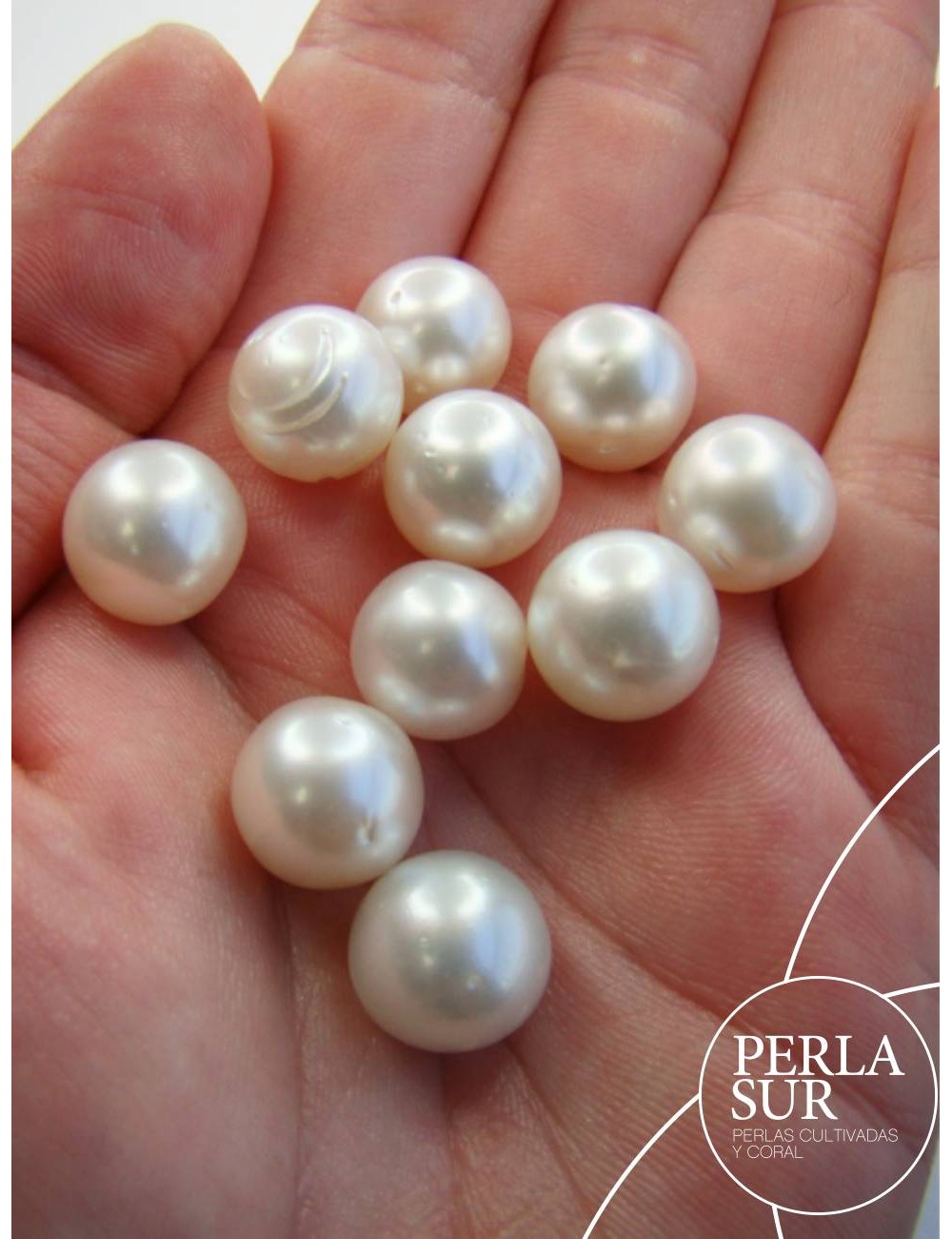 PERLAS SUELTAS AUSTRALIANAS REDONDAS / BOTÓN